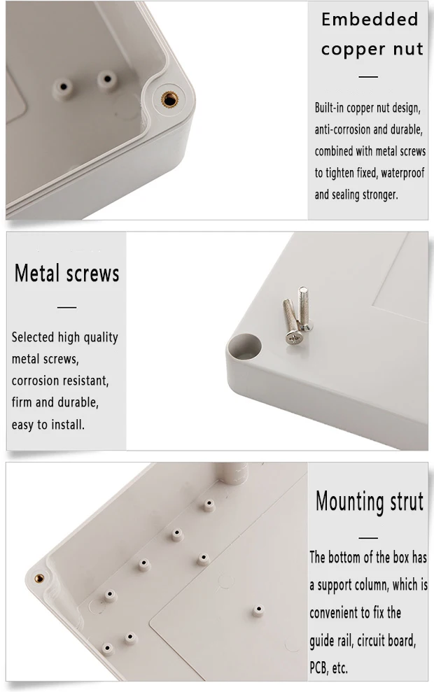 Plastic Electrical Power Distribution Box Circuit Breaker Box - Buy ...