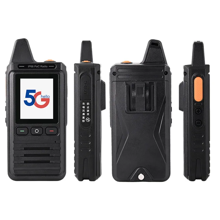 4G POC PTT walkie talkie long range 5000km pair woki toki 100km walkie ...
