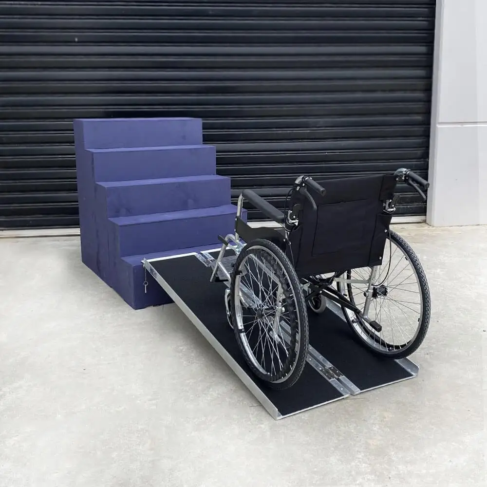 Aluminum Handicap Ramp - Lightweight Folding Wheelchair Ramp