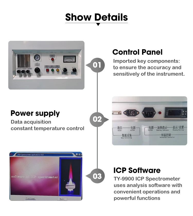 Laboratory Instrument Icp Oes Spectrometer-inductively Coupled Plasma ...