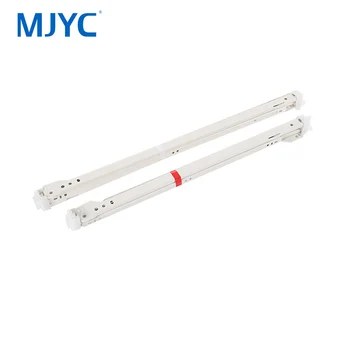 Drawer Slides Bottom Mount White Powder Coat Roller Drawer Runners For ...