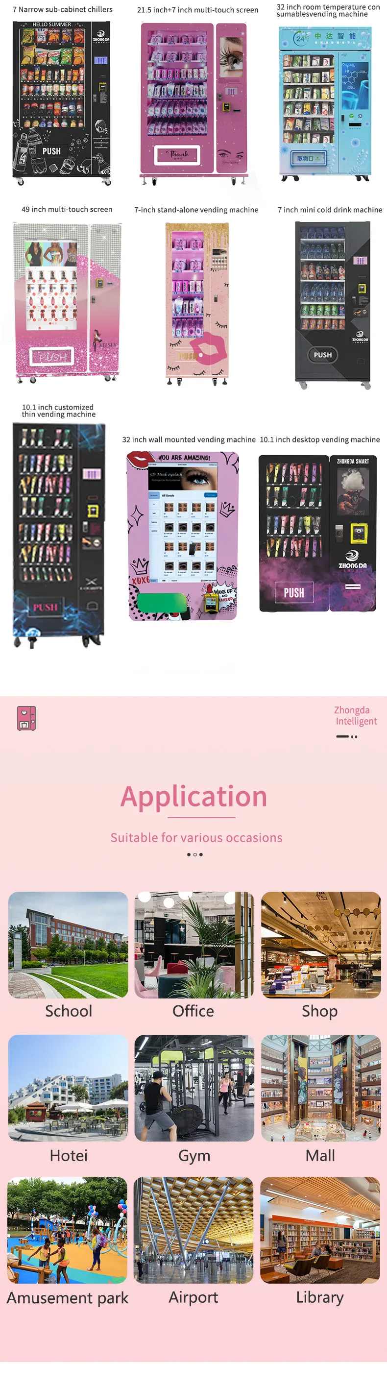 Hot Selling Wall Mini Vending Machine With Id Ic Dl Ins E-card Ir Age ...