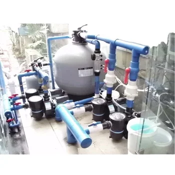 Sand Filter Pump Swimming Pool Filtration System Fiberglass Pool Sand ...