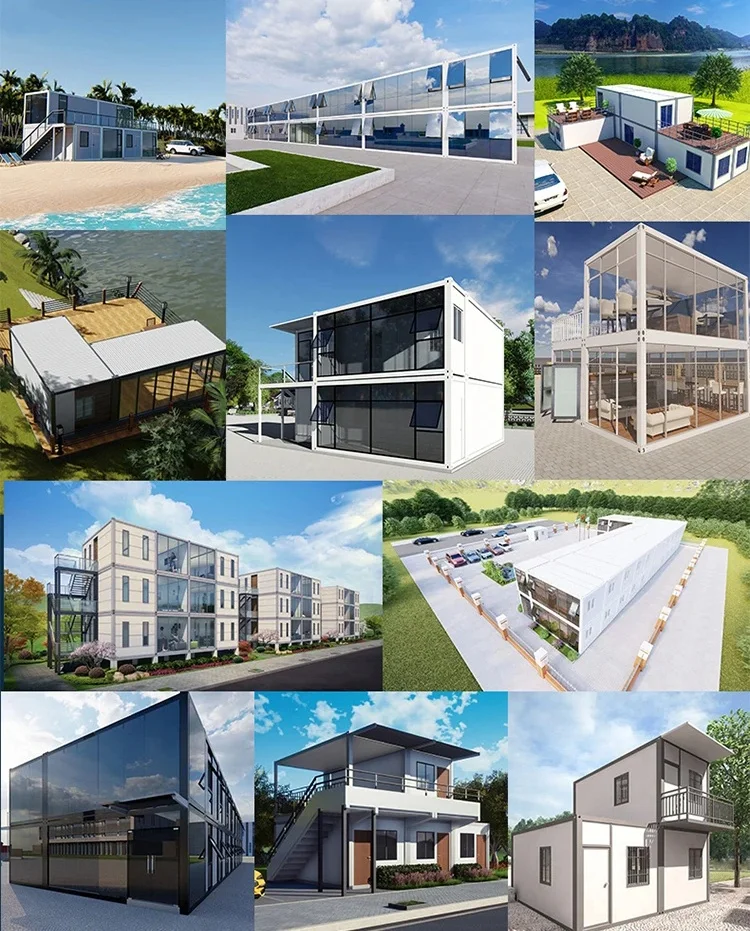 Modern Design Mobile Outdoor Prefabricated Container House Second Floor ...