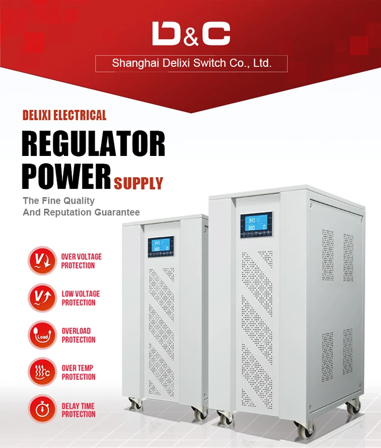 Three Phase Non Contact Voltage Regulator 380v High-power Automatic ...