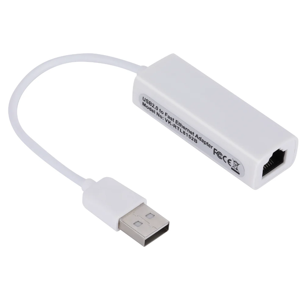 10/100mbps Usb Network Card Usb 2.0 To Rj45 Lan Ethernet Adapter ...