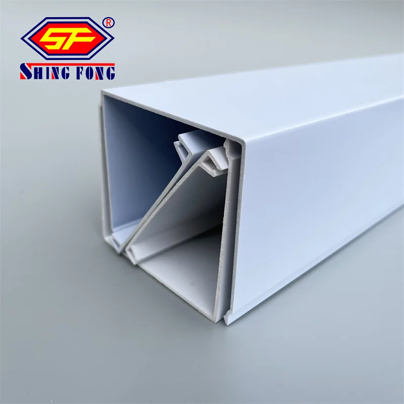 Large Size PVC Trunking Duct 100x100mm for Cable Management