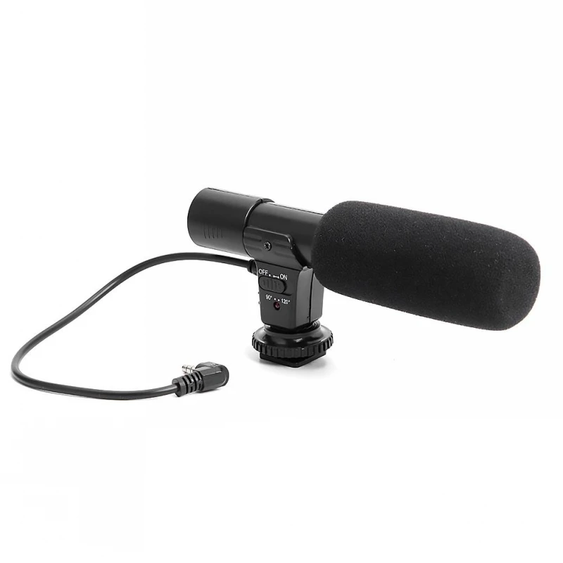 3.5mm Universal Microphone External Stereo Mic For Canon Nikon Dslr ...