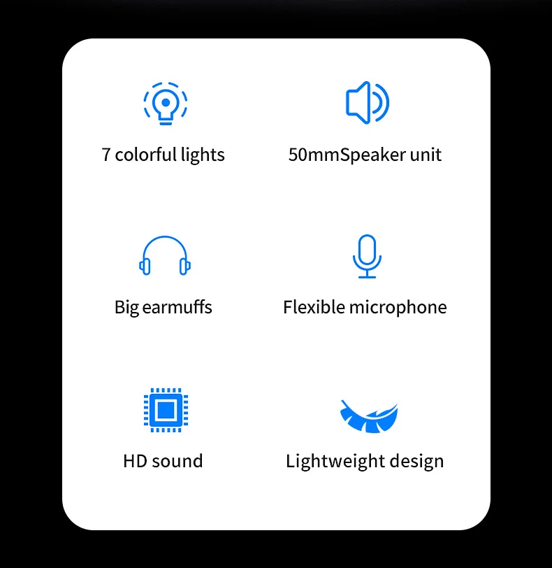 Imice HD480 Gamer over-Ear Headphones with Microphone