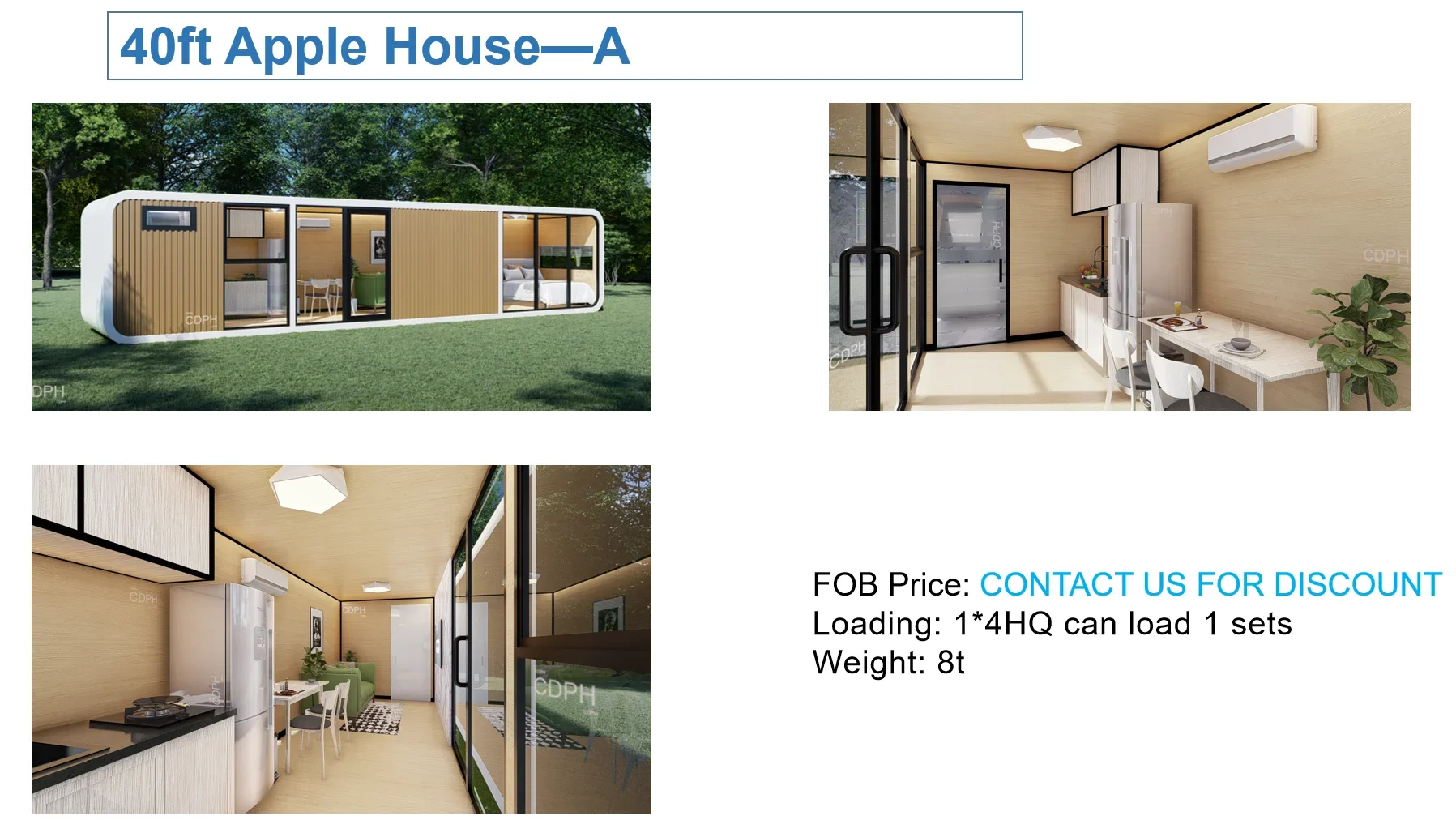 Movable Ready Made Garden Houses Backyard House Garden Mini Pod Outdoor ...