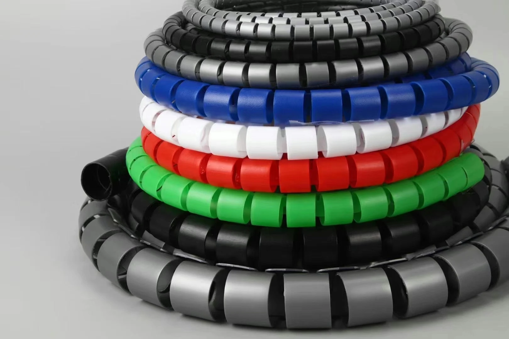 Custom 15mm Wrapping Hose Cable Organizer Plastic Cable Tidy PE Wrap ...