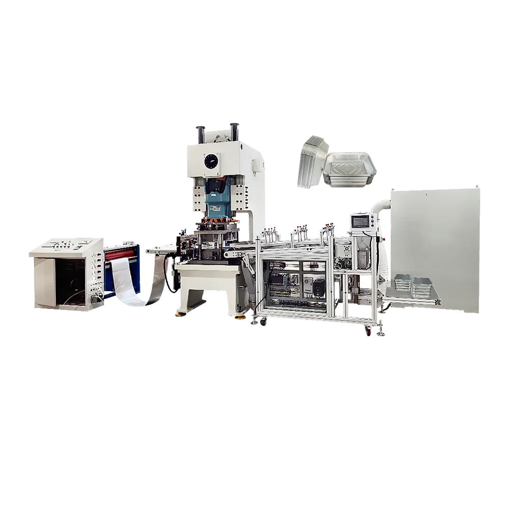 Automatic Pneumatic Punching Press Machine 60T Aluminium Foil Food ...