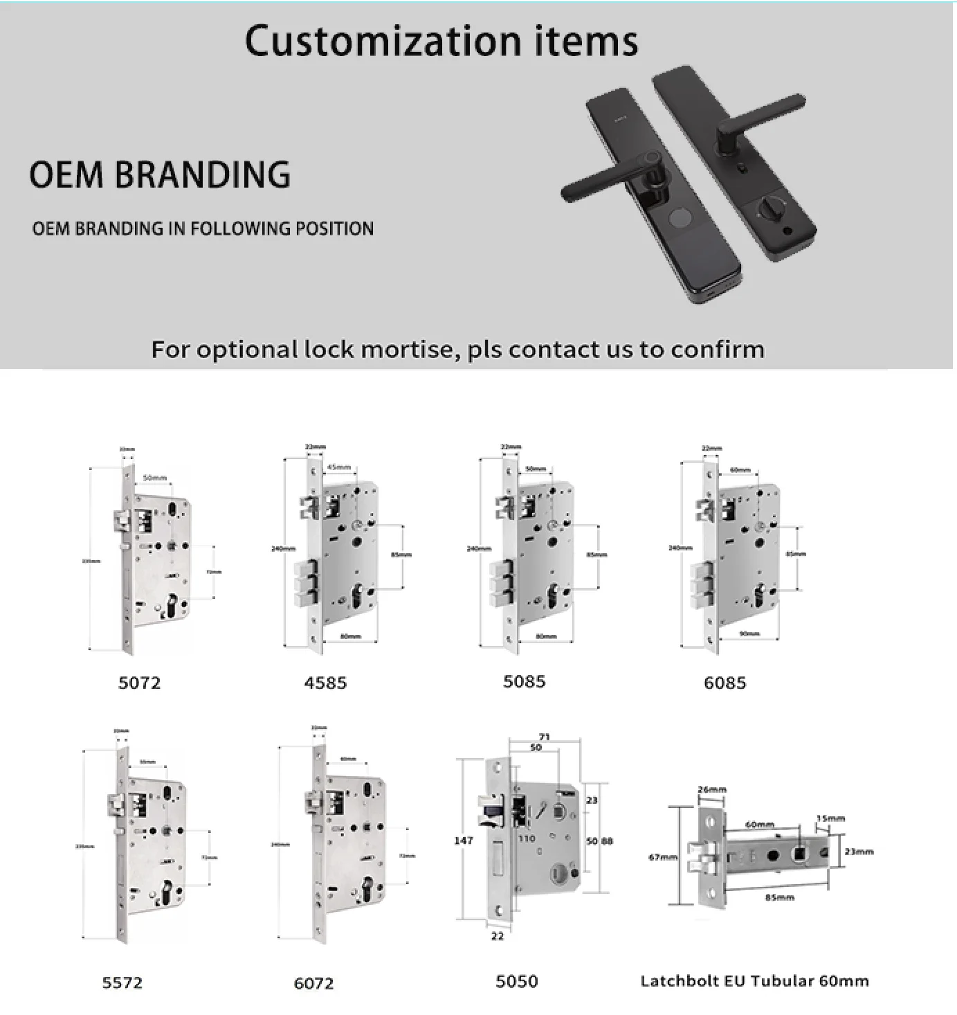 Fingerprint Keyless Biometric Door Lock Cerradura Inteligente Con Wifi ...