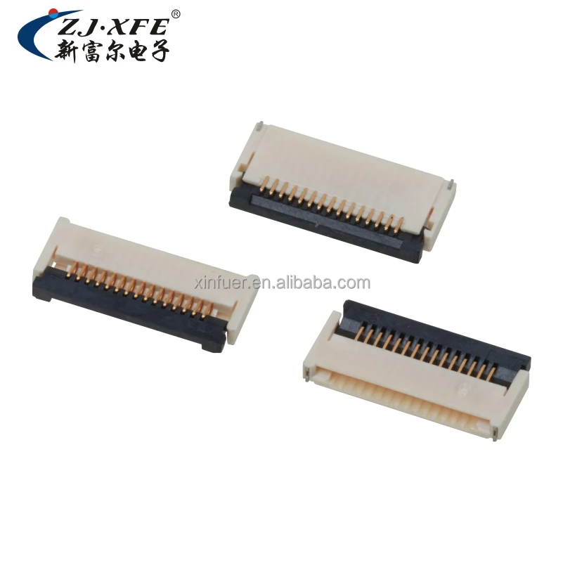 Horizontal Backflip Bottom Contact Fpc Ra Zif Type 4-30pin H1.2mm Fpc ...