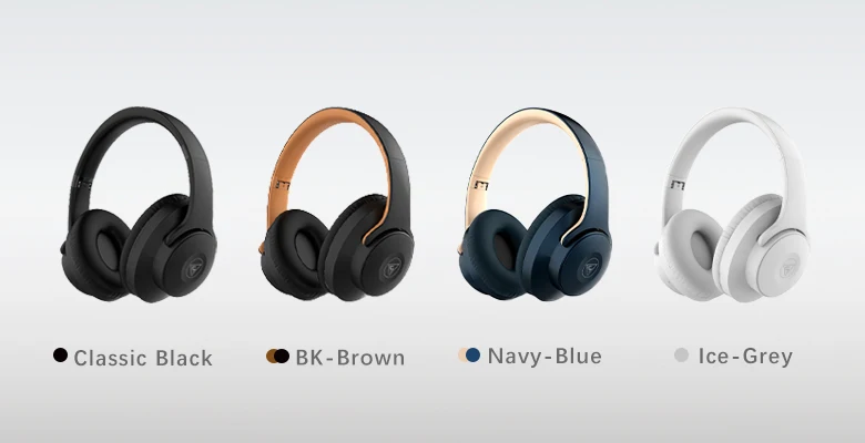 DOQAUS VOGUE3 Wireless over-Ear Headphones for Travel & Work