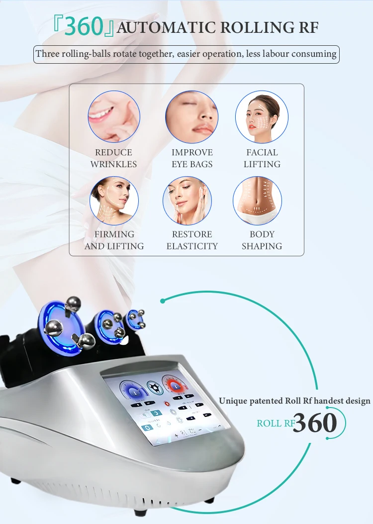 Top Selling 360 Degree Rotating RF Rolling Massage Endo Roller 3D SMART ...