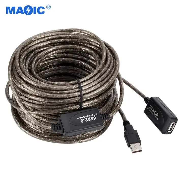 Long Distance Transmission USB Extender Repeater Data Cable 5M 10M 15M ...