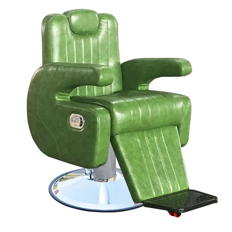 360 Degree Swivel Reclining Durable Base Salon Chair Black Hair Cutting ...