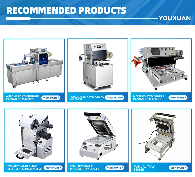 YOUXUAN Meal Automatic MAP Food Tray Sealing Sealer