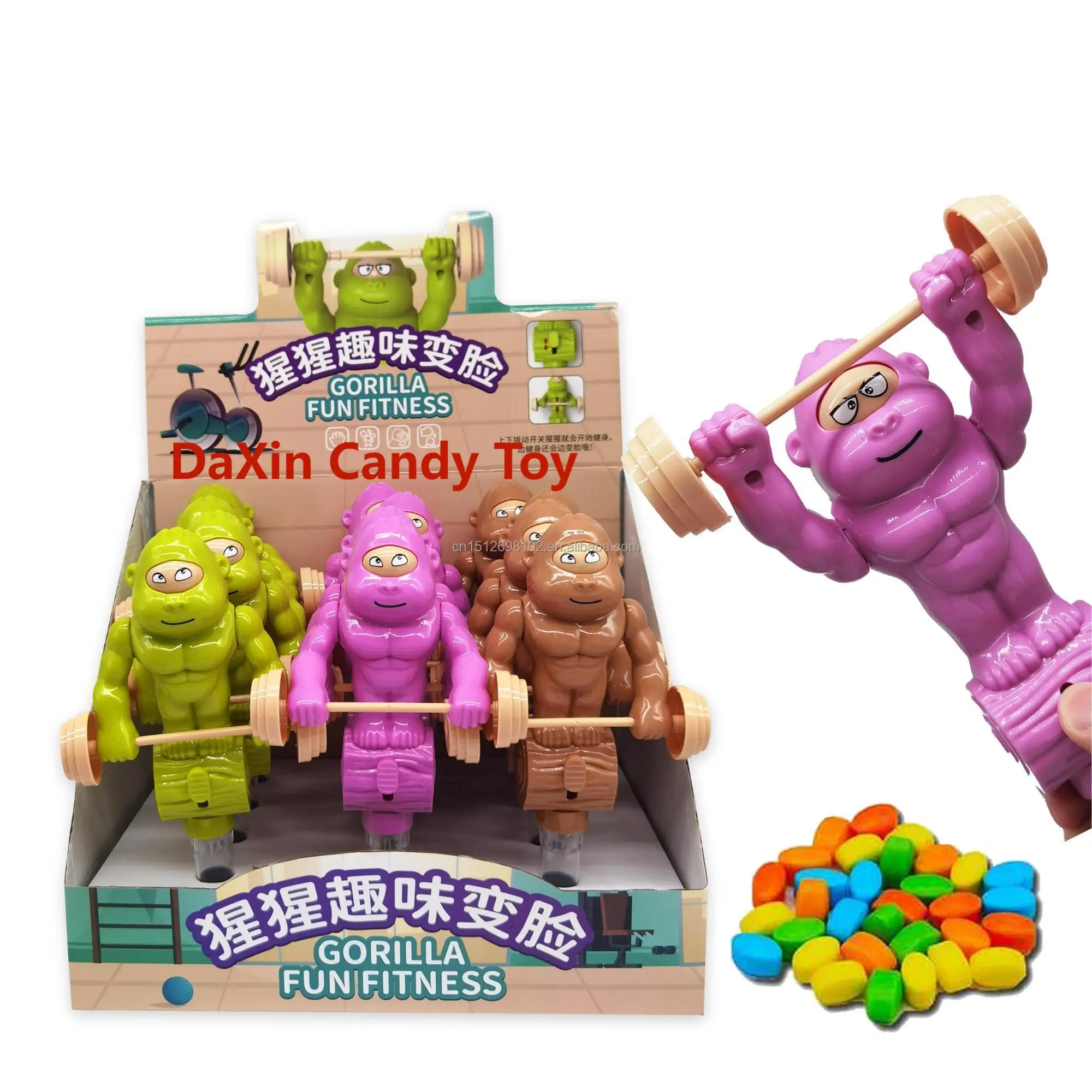 Wholesale Gorilla Dumbbell Punchy Monkey Boxing Gorilla Weightlifting ...