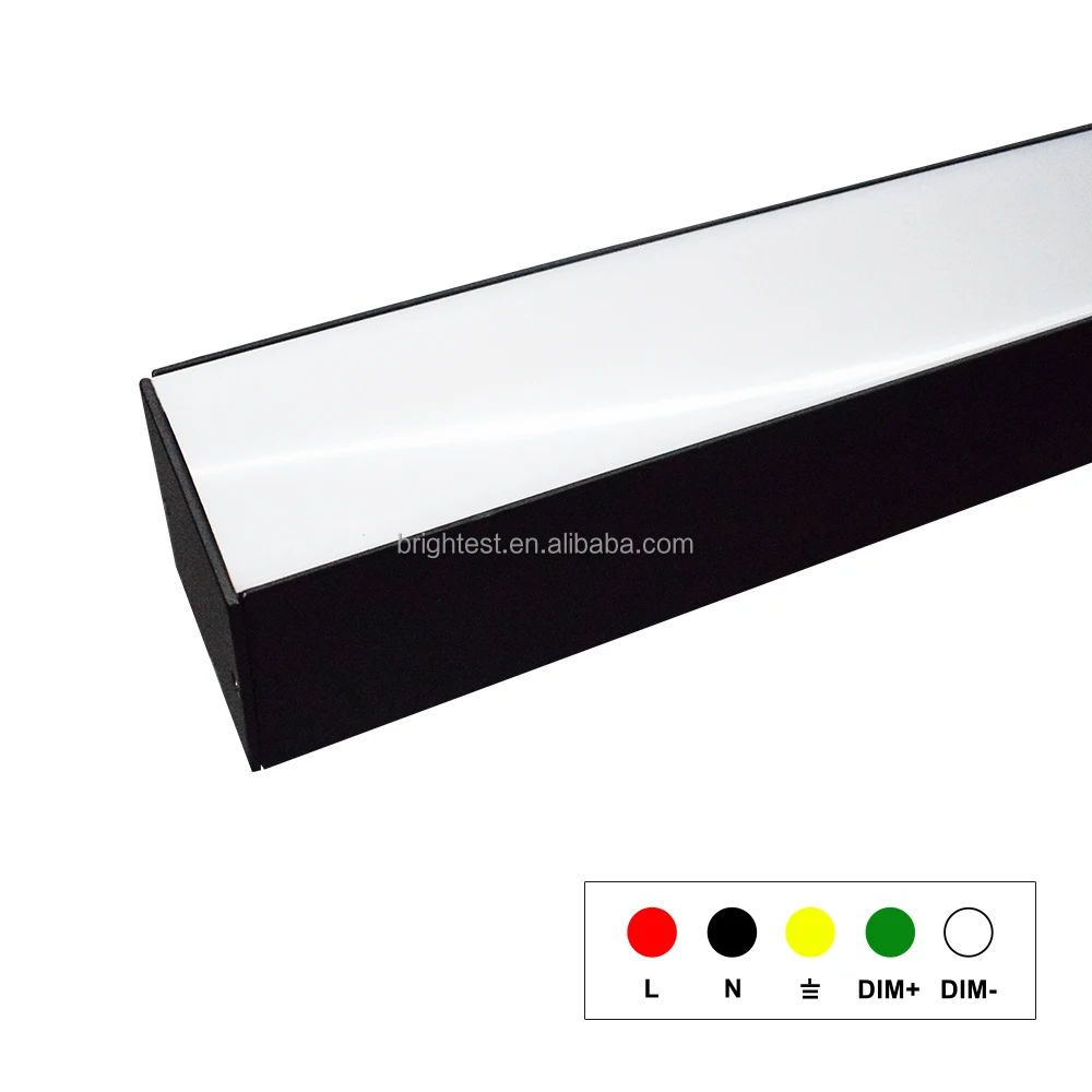 Bright Office Modern Led Linear Lighting 1m 1.5m 2m Led Tube Aluminum ...