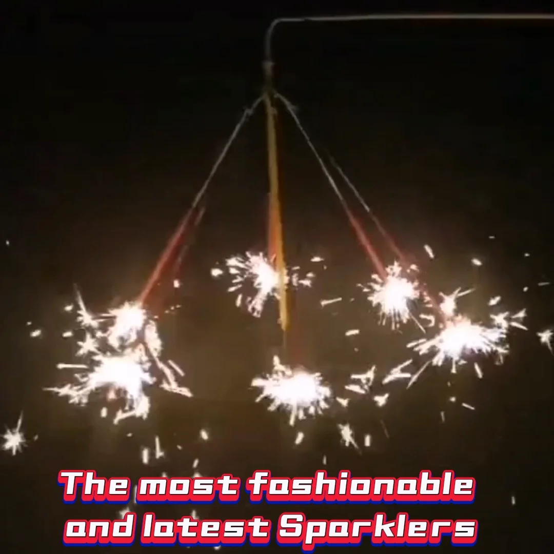 Fire Works Music Flame Shape Rotation Fire Time Lantern High-grade ...