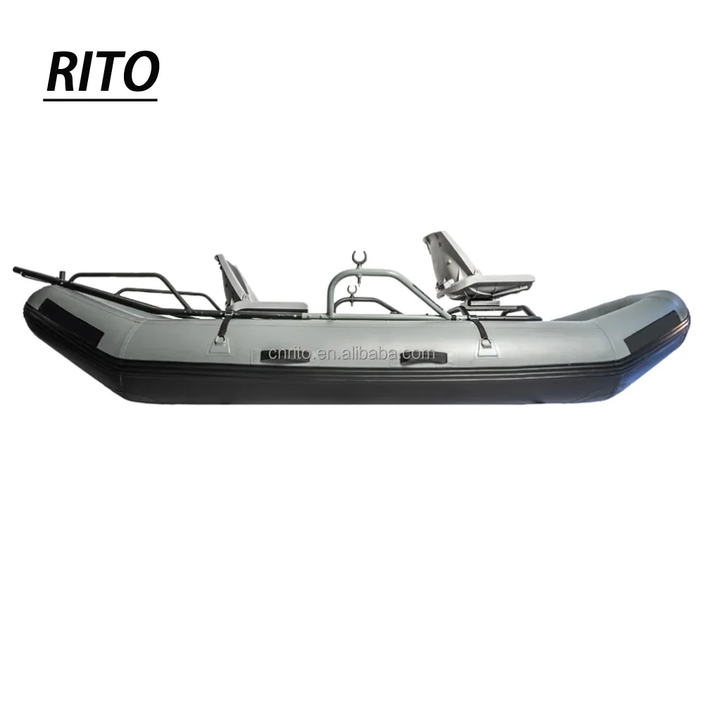 Cheap Price Self Bailing 2 Person Rowing Paddle PVC Boat