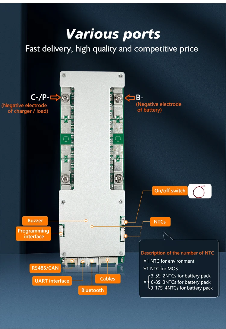 Smart Tdt Bms Battery Management System Bt Lifepo4 Sodium Ion 4s 8s 16s ...