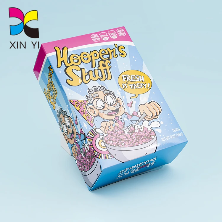 Foldable 350g Art Paper Full Color Printing for Cereal Box
