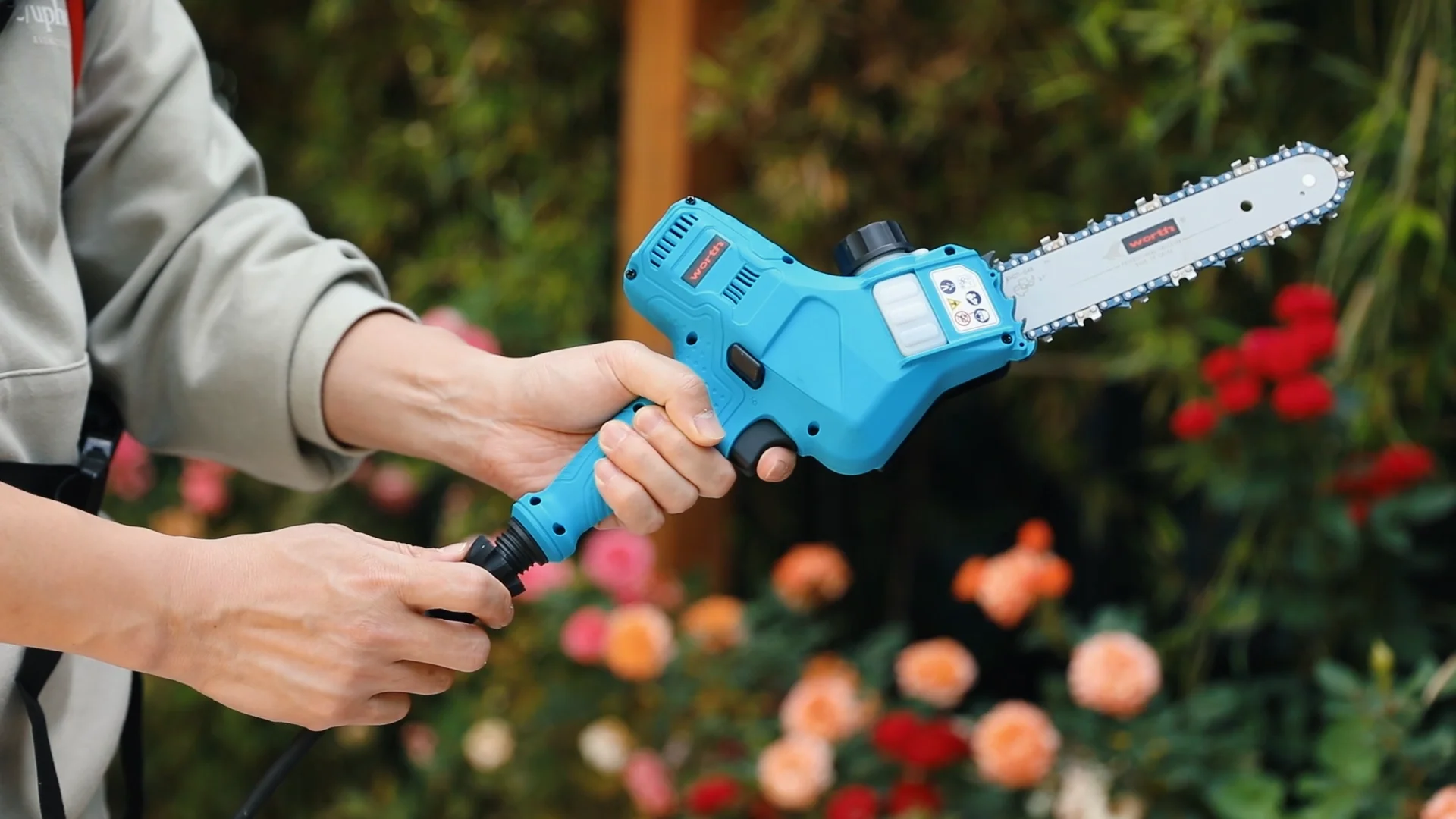 High Performance 36v Lithium Battery Electric Wood Cutter Cordless ...