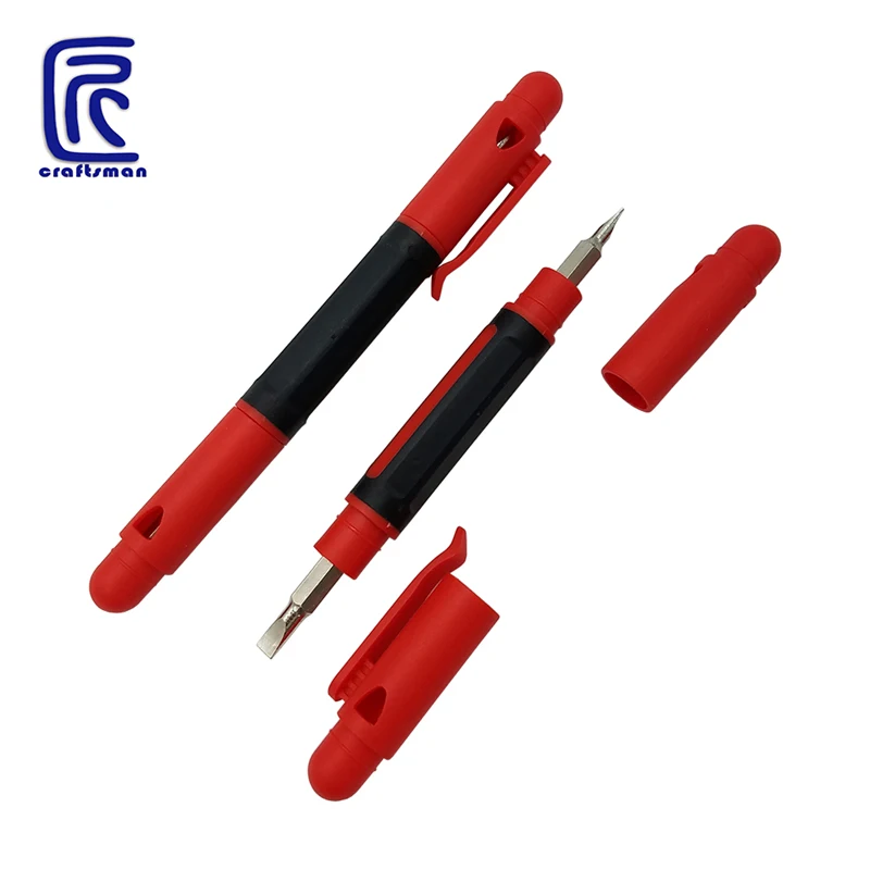 Mini Pen Screwdriver Slotted 3mm 4mm Phillips Ph0 Ph1 Screwdriver With ...