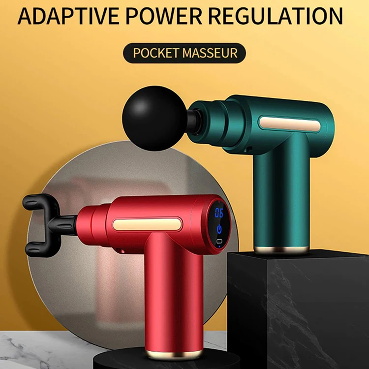 Cheap Portable Fascia Gun Mini Vibration Massage Gun Body Relief Pain ...