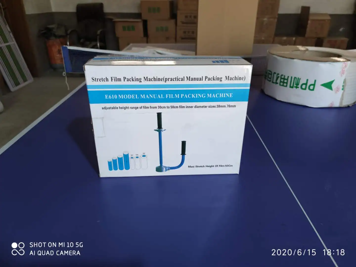 Manual Hand Stretch Film Wrapping Dispenser Semi-automatic Wrapping ...