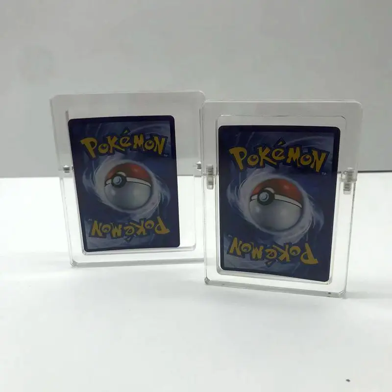 Transparent Acrylic Case With Magnet For Pokemon Cards Display Booster ...