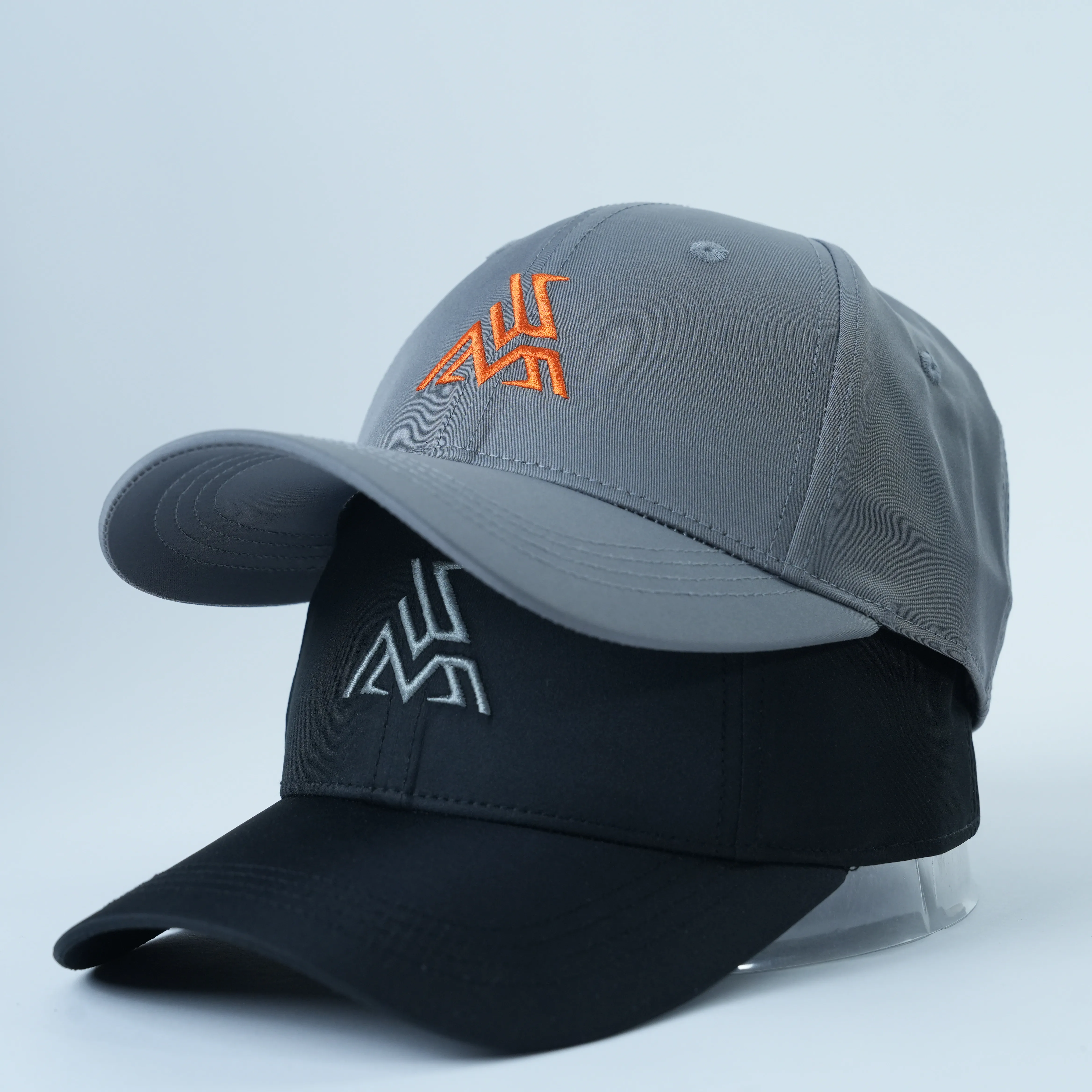 Custom Running Panel Hat, Custom Embroidered logo Frame Nylon High ...