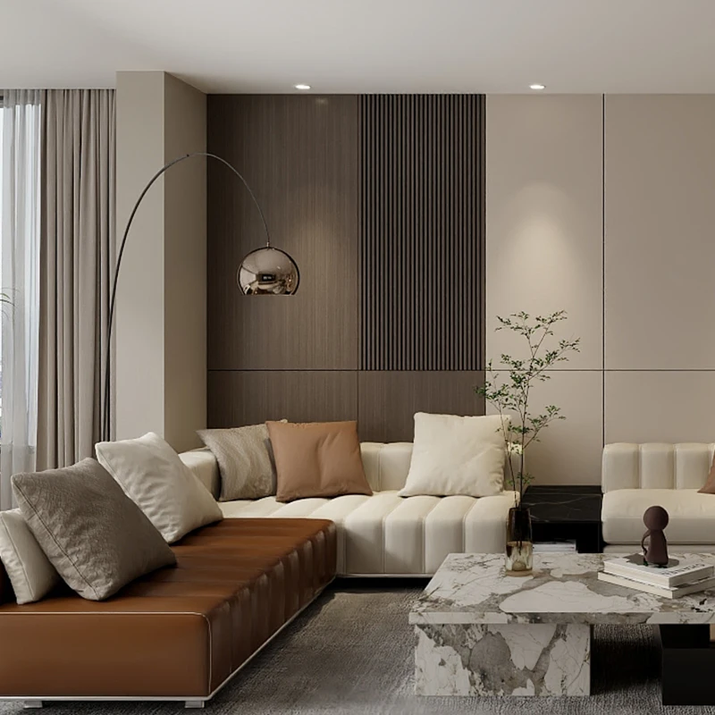 Wpc Solid Grid Wall Panel Pvc Wall Panel In Foshan Wood Plastic Wall ...