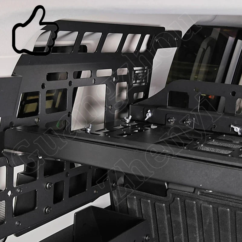 Rear Boot Trunk Window Luggage Storage Boxes Organizer Molle Panel Kit ...