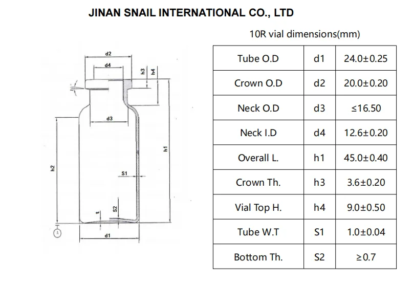 Reday to Use Glass Vial Injection 4R 6R 15R 30R With Sterile Rubber ...