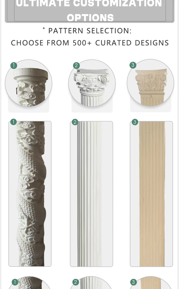 Factory Direct GRC Roman Molding Column| Alibaba.com