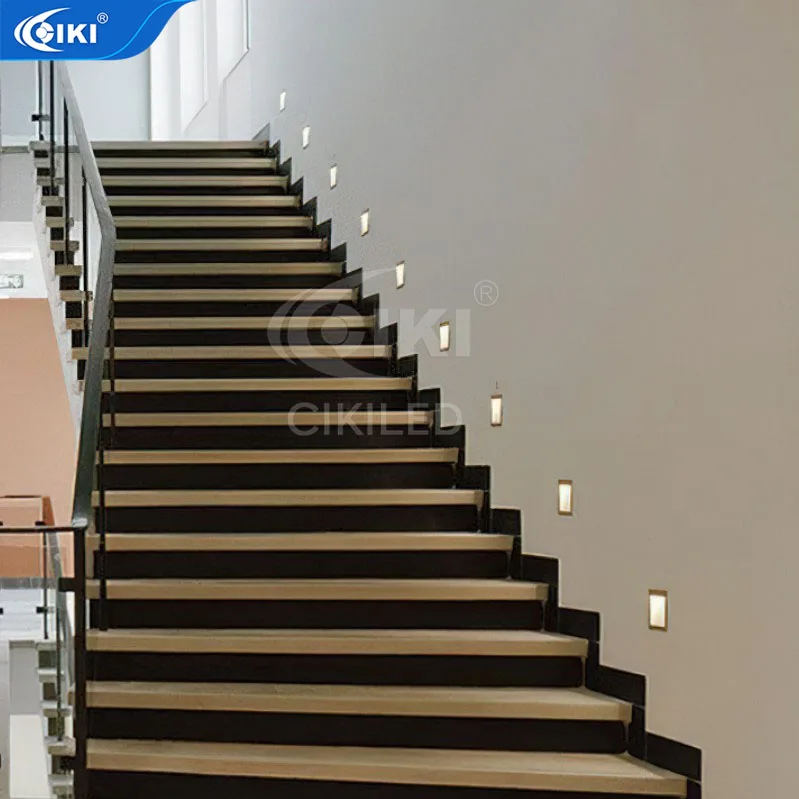 Cikiled Led Stair Light Recessed Surface Mounted Step Ramp Lighting ...