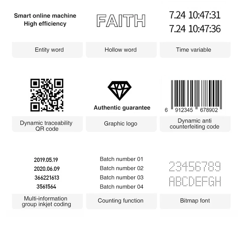 Faith New Design Industrial Coding Printing Machine Printers High ...