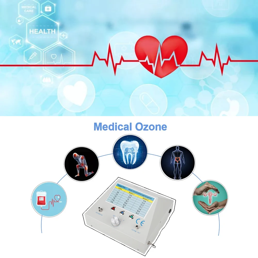 Medical Grade Ozone Generator - LCD Quartz Electrode Machine