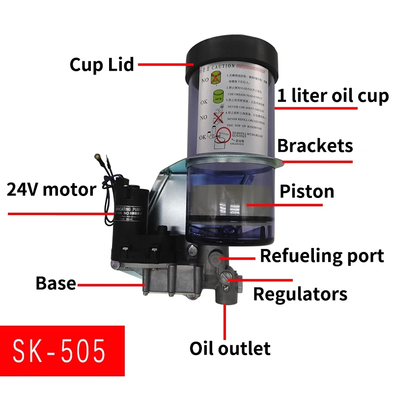 Automatic Electric Lubricant Pump - SK-505 Grease Lubricator