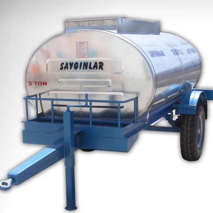 Alibaba.com: Galvanized Single Axle Tractor Water Tanker 3 Tones Water ...