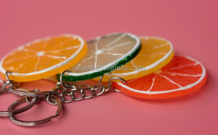 Cute Fruit Lemon Key Ring Decoration Craft For Key Chain Toy Handbag ...
