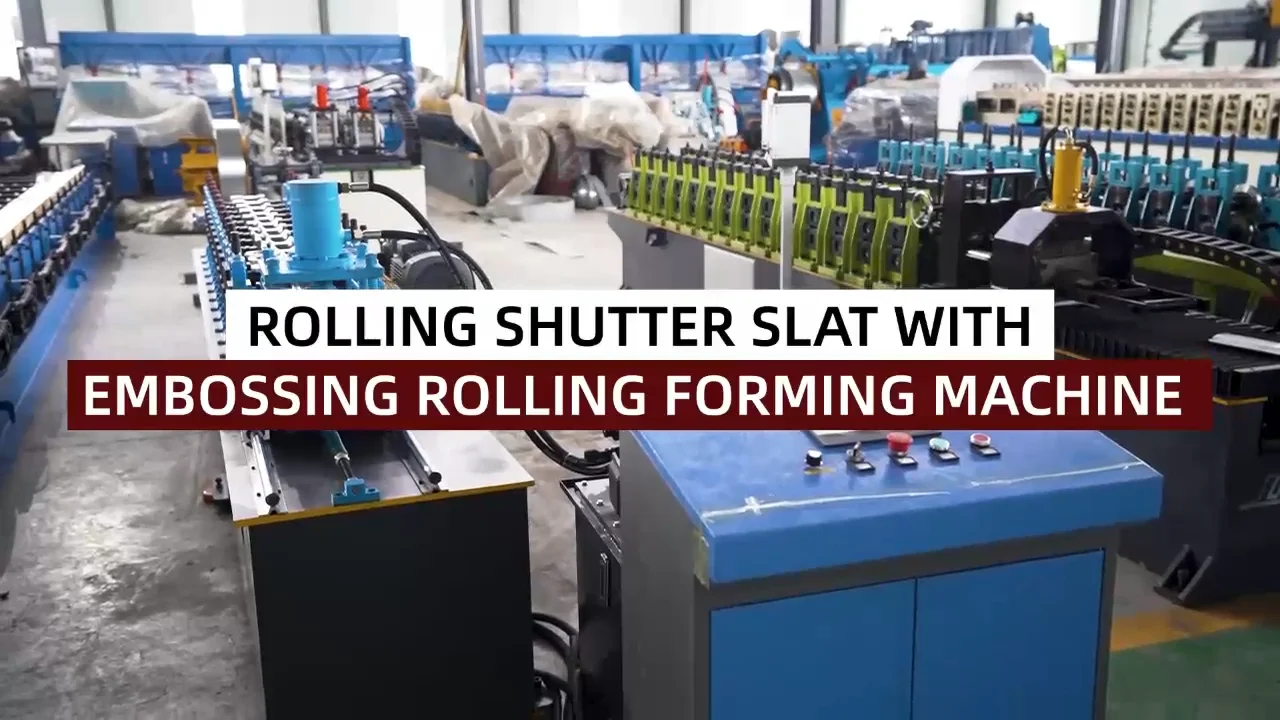 High Quality Steel Rolling Shutter Door Strip Roll Forming Machine Profile Customized - Buy ...