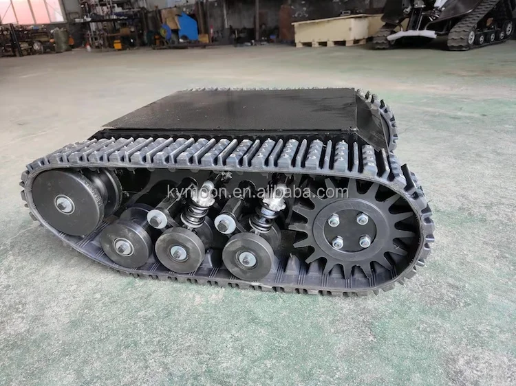 Robot Rubber Tracked Small Machine Max Load 300kgs Tracked Robot ...