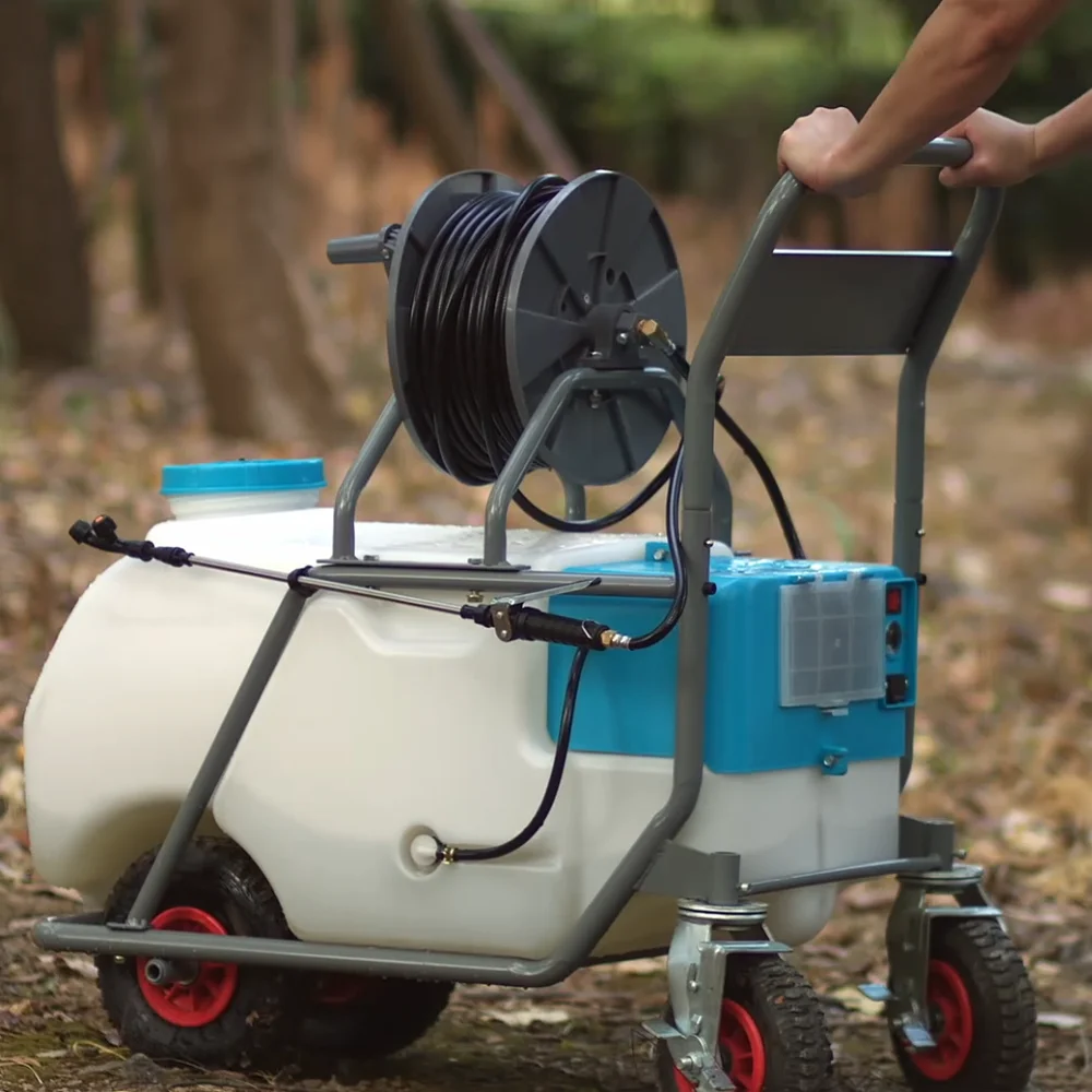 Agricultural Trolley 60L - Battery Electric Sprayer on Wheels