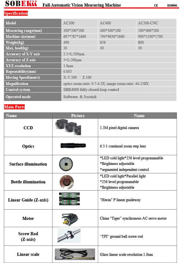 2d Measuring System Vms Measuring Instrument System Cnc Vision ...