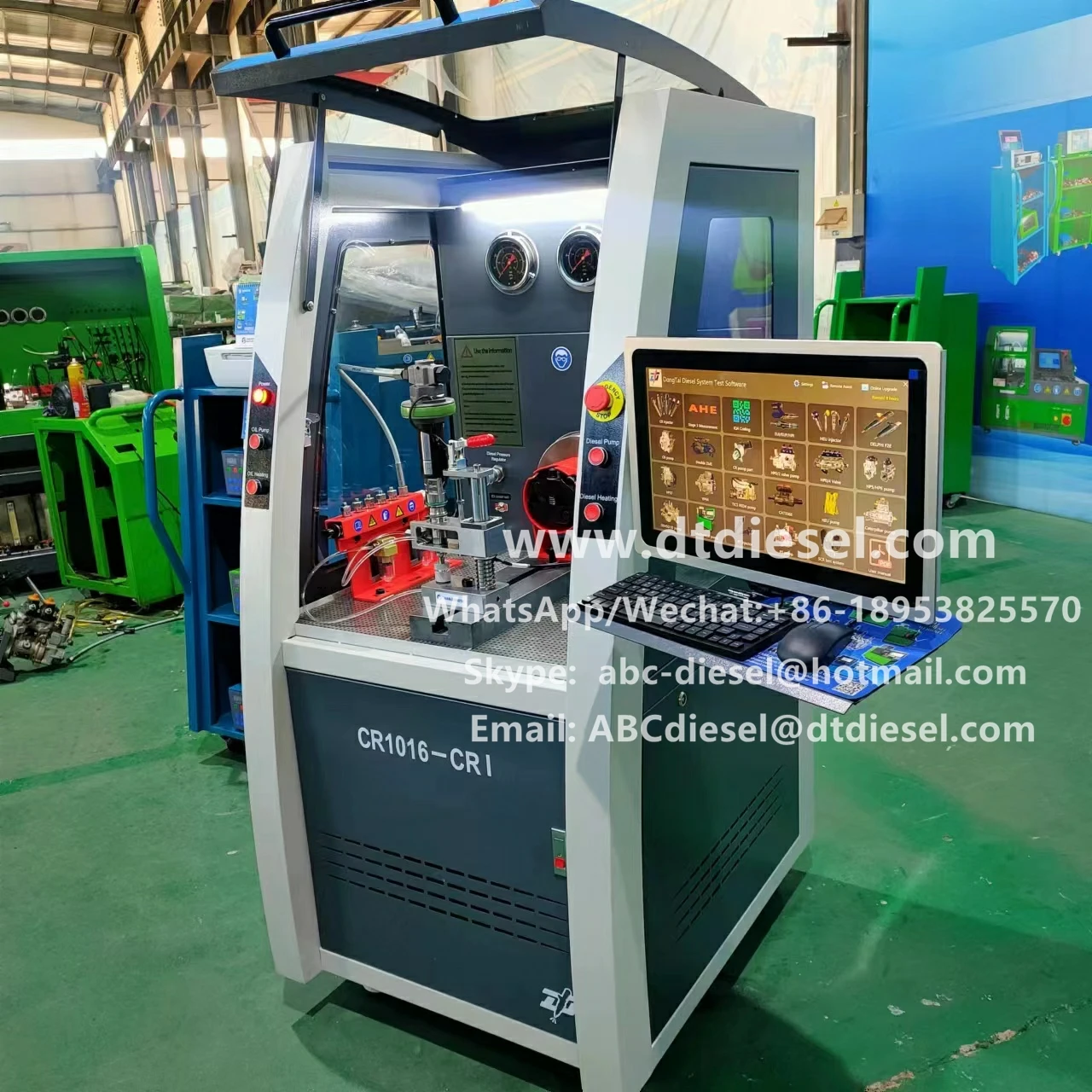 CR1016 Test Bench - CRI CRP EUI EUP HEUI with PT Test